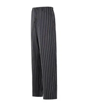 Dries Van Noten Vertical Stripe Trousers - Navy