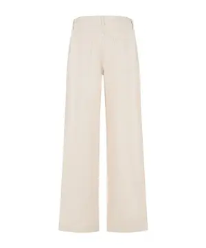 RÓHE Straight Leg Baggy Jeans - Ecru