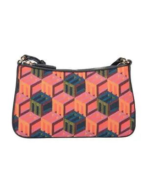 Mcm Monogram Zip-up Mini Shoulder Bag