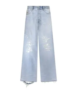 DIESEL® D-rise Wide-leg Jeans L30 - Blue
