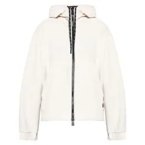 Moncler Long-sleeved Hooded Casual Jacket - Beige