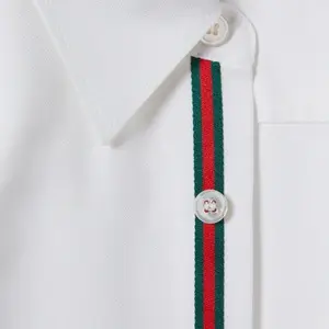 Gucci Oxford Cotton Shirt With Web