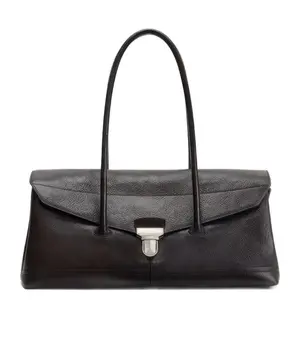 LEMAIRE Gear Leather Shoulder Bag - Black