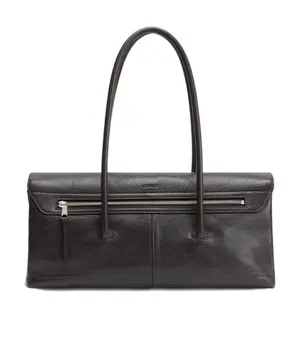 LEMAIRE Gear Leather Shoulder Bag - Black