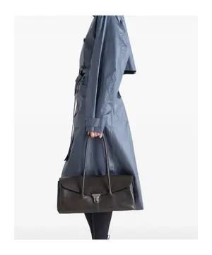 LEMAIRE Gear Leather Shoulder Bag - Black