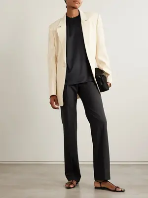 Stella McCartney Sleeveless Satin Vest - Black
