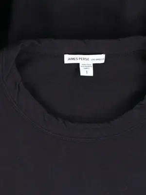 JAMES PERSE Long Sleeve Crew Neck T-shirt - Black
