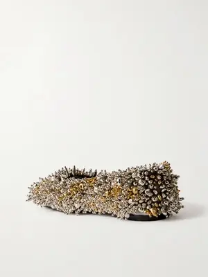 Dries Van Noten Square Toe Ballet Flats