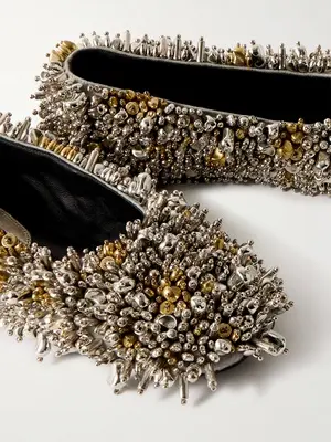 Dries Van Noten Square Toe Ballet Flats