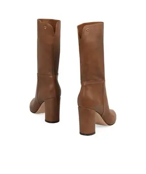 GIANVITO ROSSI Piper 85mm Leather Pointed Toe Boots