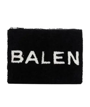 Balenciaga Logo Printed Pouch