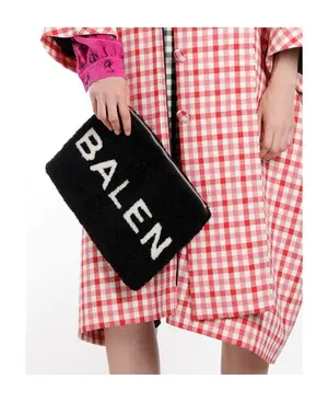 Balenciaga Logo Printed Pouch