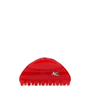Etro Logo Claw Clip - Red