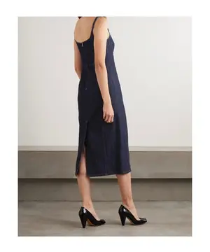 Dries Van Noten Denim Midi Dress