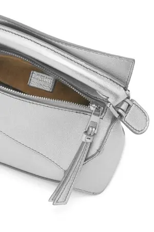Loewe Mini Puzzle Bag - Silver