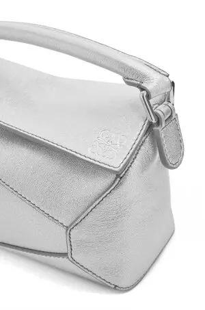 Loewe Mini Puzzle Bag - Silver
