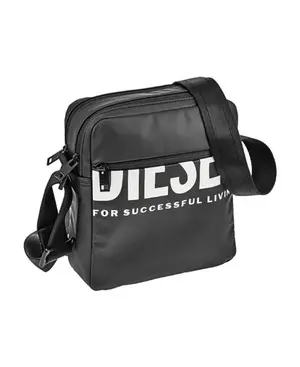 DIESEL® Logo Print Messenger Bag