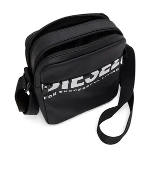 DIESEL® Logo Print Messenger Bag