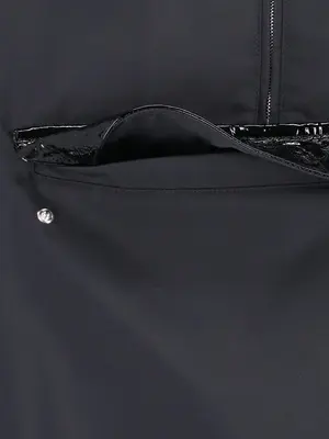 Gucci Techno Gabardine Caban With Embossed Logo