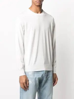 Brunello Cucinelli Crewneck Sweater - White