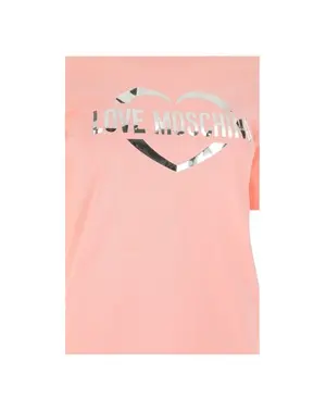 Moschino Logo Print Cotton T-shirt