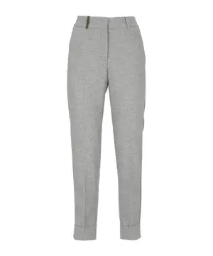 Peserico Embellished Cropped Trousers