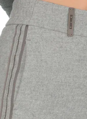 Peserico Embellished Cropped Trousers