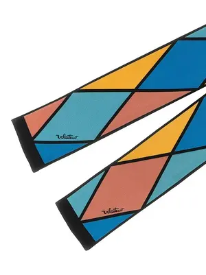 Valentino Garavani Geometric Silk Skinny Scarf