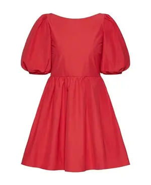 Red Valentino Puff Sleeve Day Dresses For Women