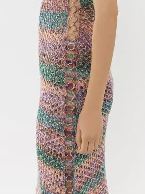 Chloé Striped Sleeveless Knit Maxi Dress