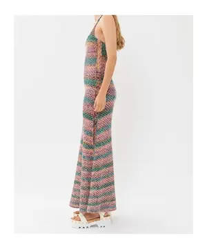 Chloé Striped Sleeveless Knit Maxi Dress