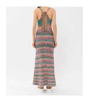 Chloé Striped Sleeveless Knit Maxi Dress