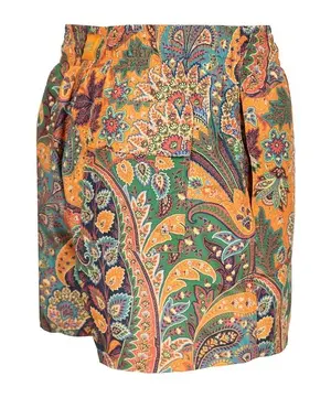 Etro Paisley Print Drawstring Swim Shorts