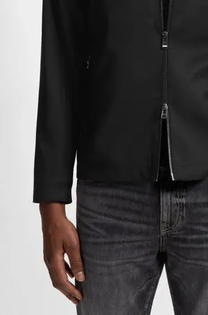 Hugo Boss Zip-up Wool Jacket