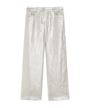Max Mara Malika Metallic Effect Trousers