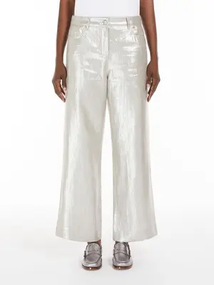 Max Mara Malika Metallic Effect Trousers