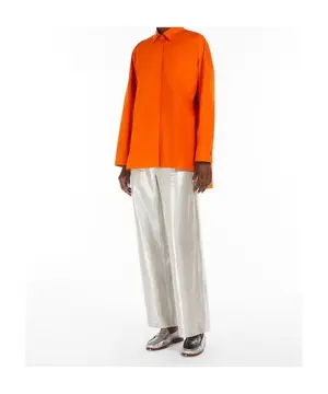 Max Mara Malika Metallic Effect Trousers