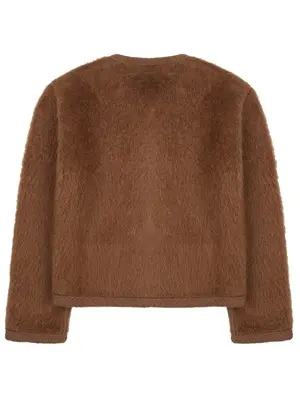 Celine Long Sleeve Crew Neck Button-up Jacket - No