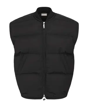 Dior Lewis Hamilton Puffer Jacket With Removable Sleeves - Black
