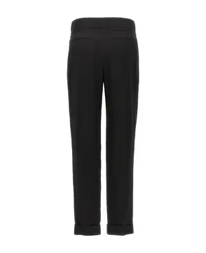 TOM FORD Metal Bar Detailed Straight-leg Pants