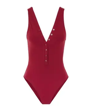 ERES Icône" Button-front Tank Swimsuit - Red