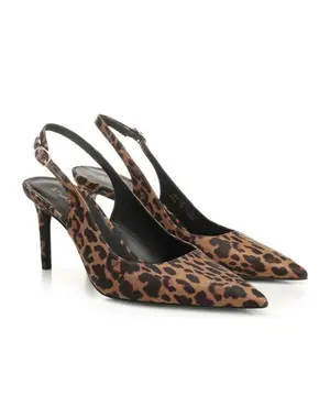 STUART WEITZMAN Pointed Toe Slingback High-heeled Sandals - Black