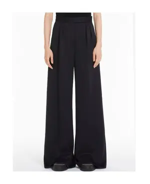 Max Mara Zinnia Pleated High Waist Wide Leg Pants