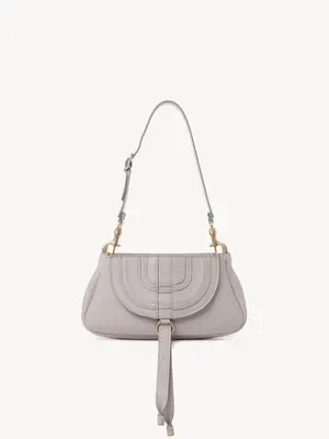 Chloé Marcie Shoulder Bag - Gray