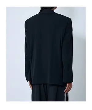 Balenciaga Padded Shoulder Blazer - Black