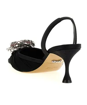 MACHMACH Mach & Mach Cosmic Slingback Pumps With Embellished Toe
