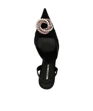 MACHMACH Mach & Mach Cosmic Slingback Pumps With Embellished Toe