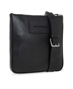 Emporio Armani Logo Patch Messenger Bag