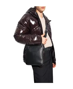Emporio Armani Logo Patch Messenger Bag