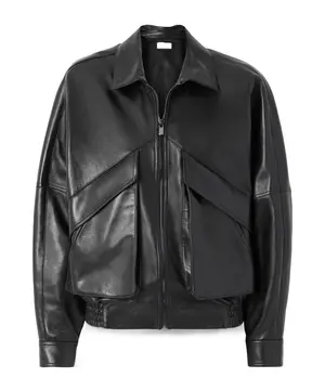 Magda Butrym Long-sleeved Leather Jacket